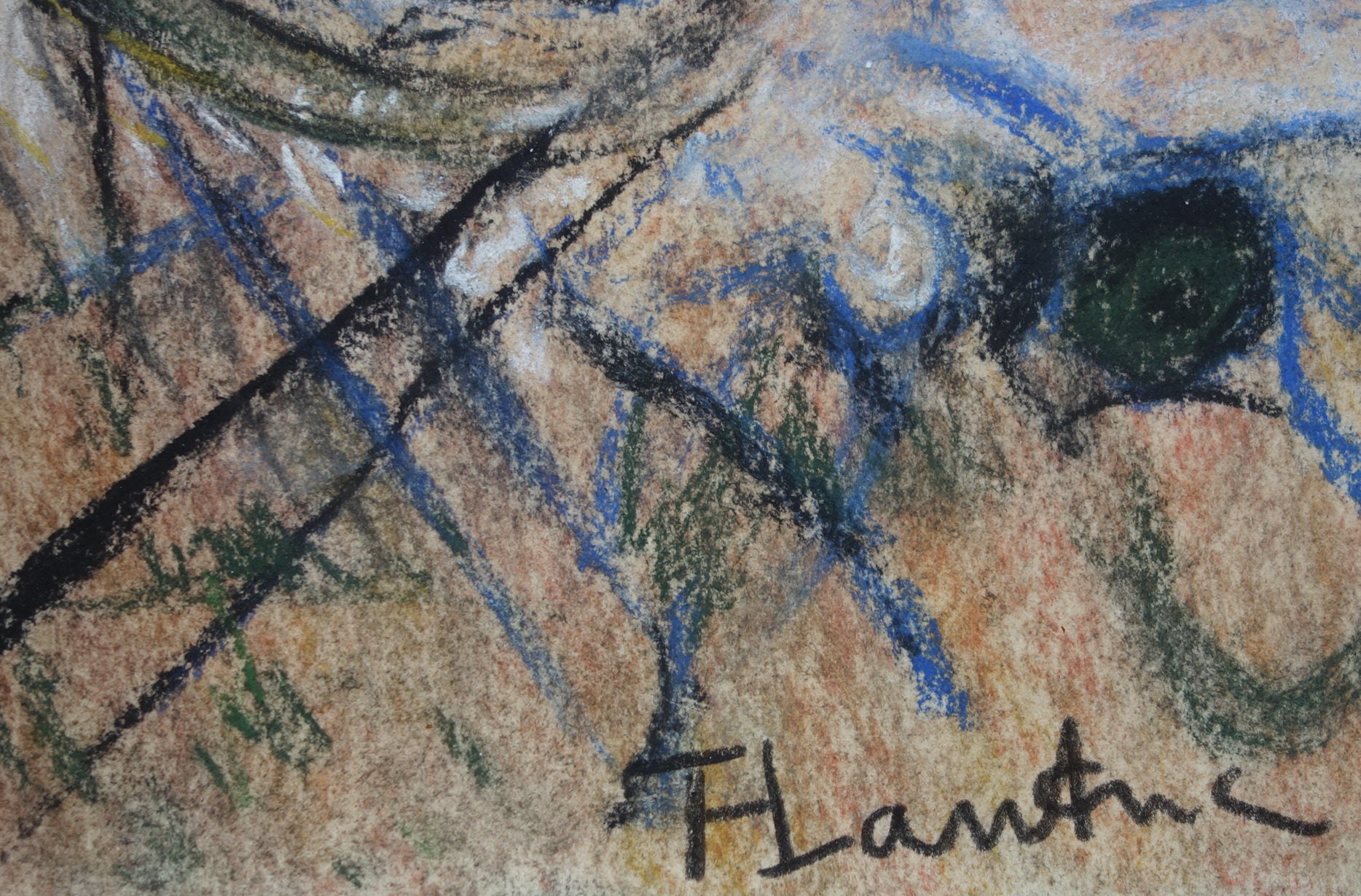 Fine Early Expressionist Pastel Painting Woman Signed - Etsy