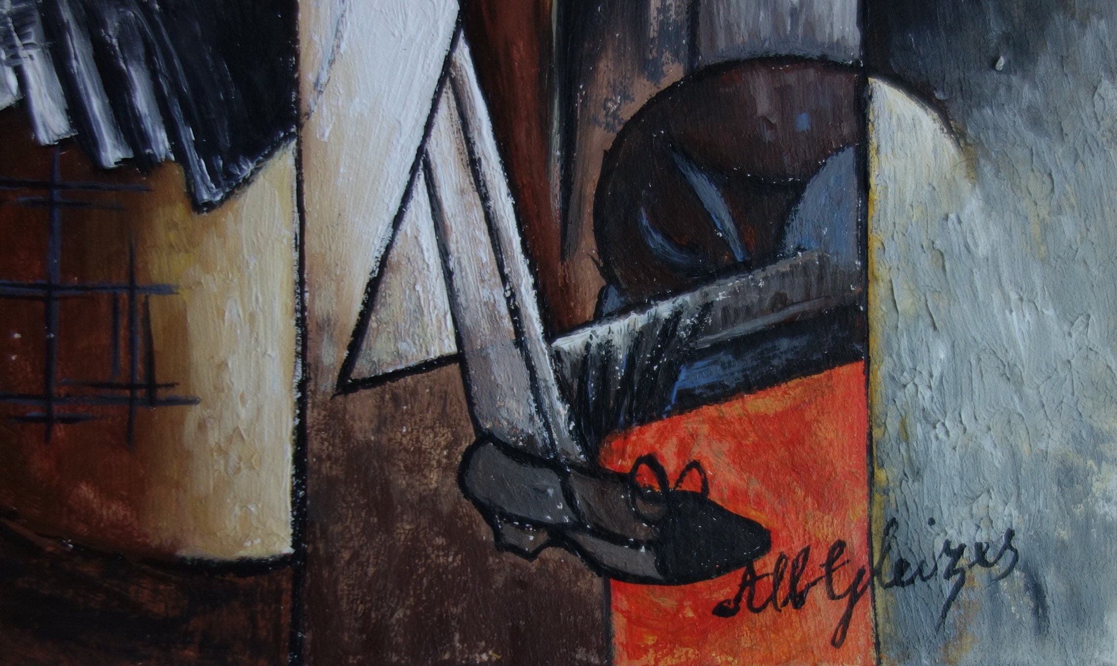 Fine French Cubism Picasso Era Original Portrait Painting, Signed - Etsy