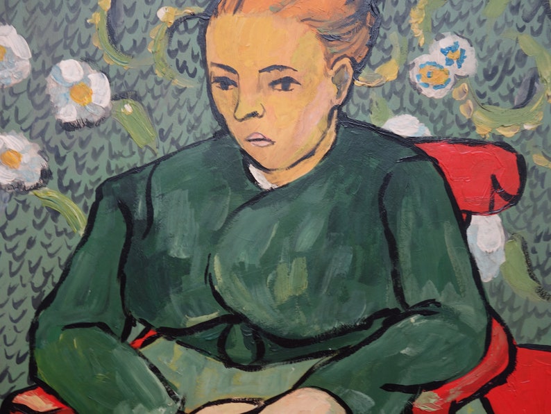 Fine Post Impressionist Oil Painting Portrait of a Woman - Etsy