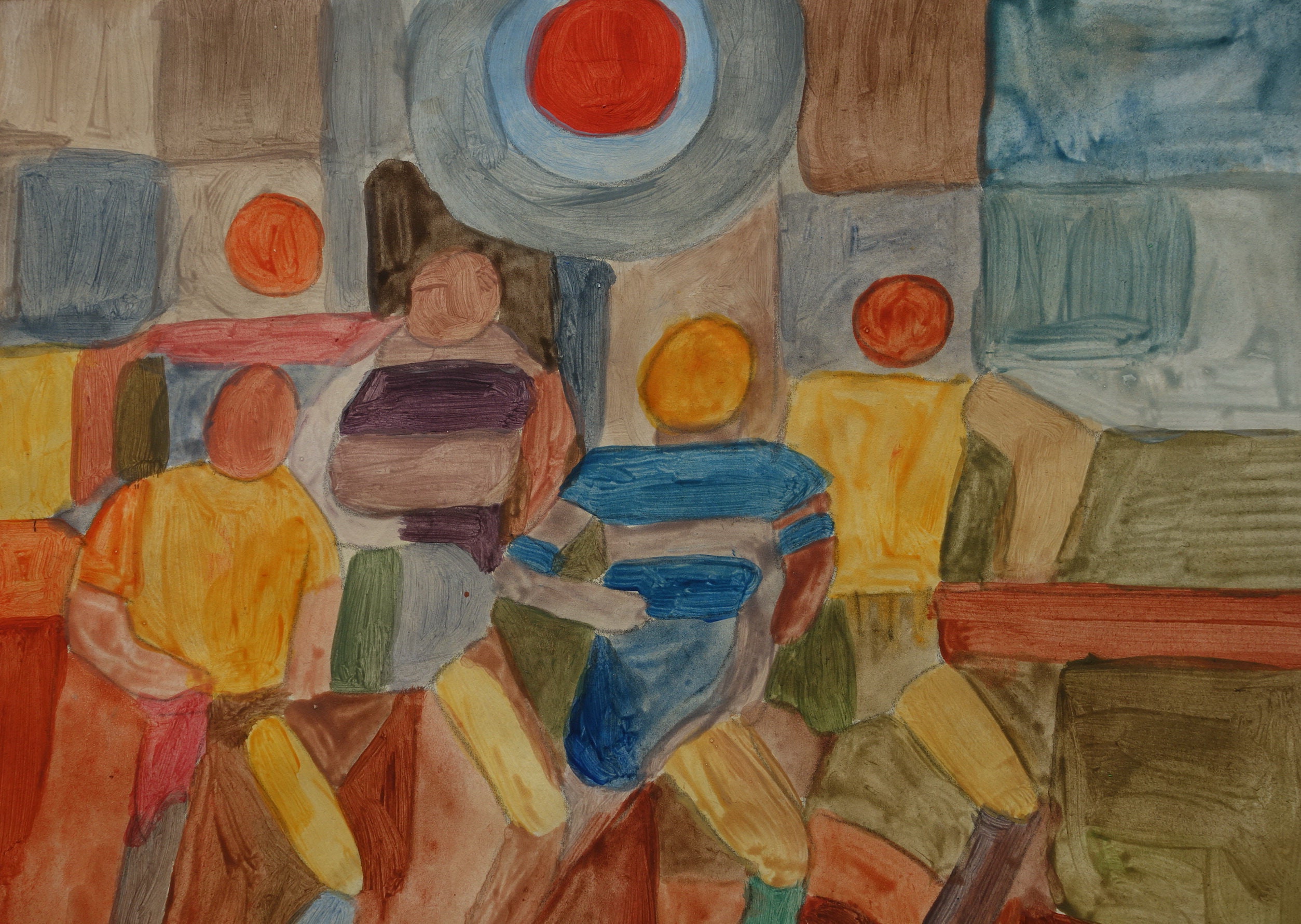 Fine French Cubism Picasso Era Original Figurative Landscape Painting ...