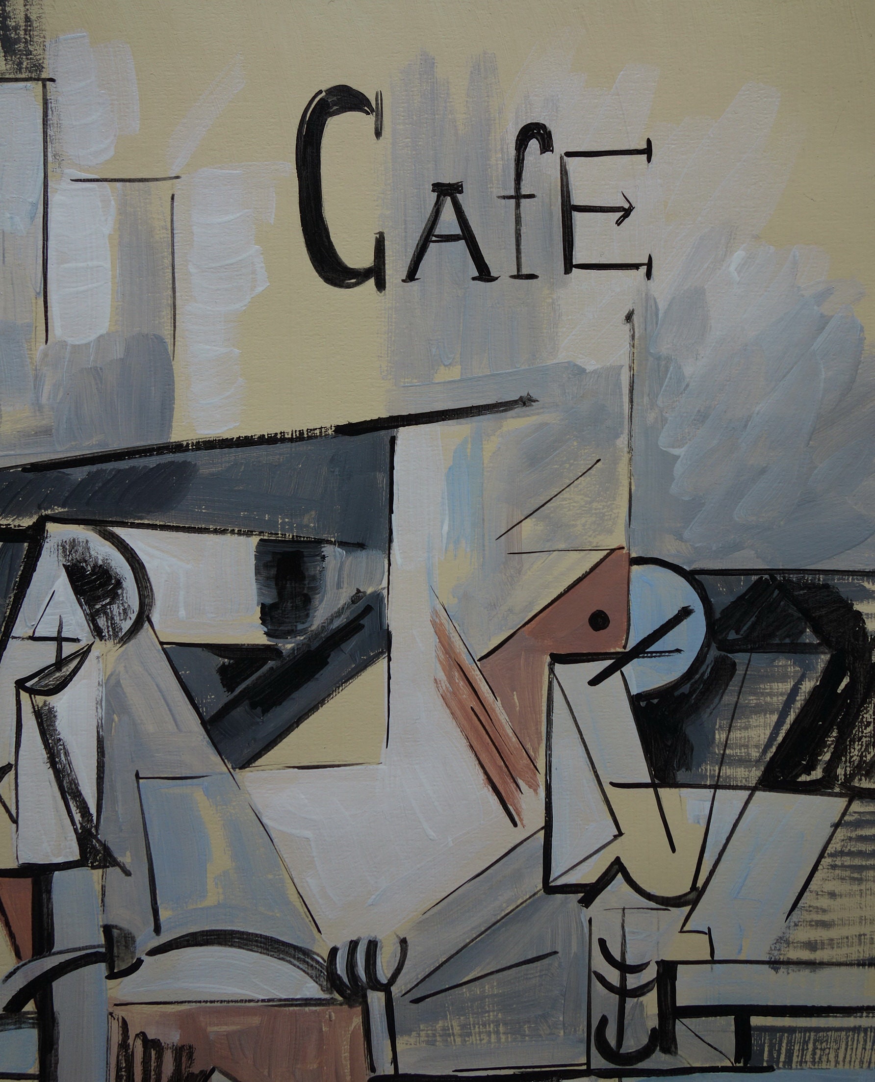 Remarkable French Cubist Still Life Painting, Picasso Braque Era ...