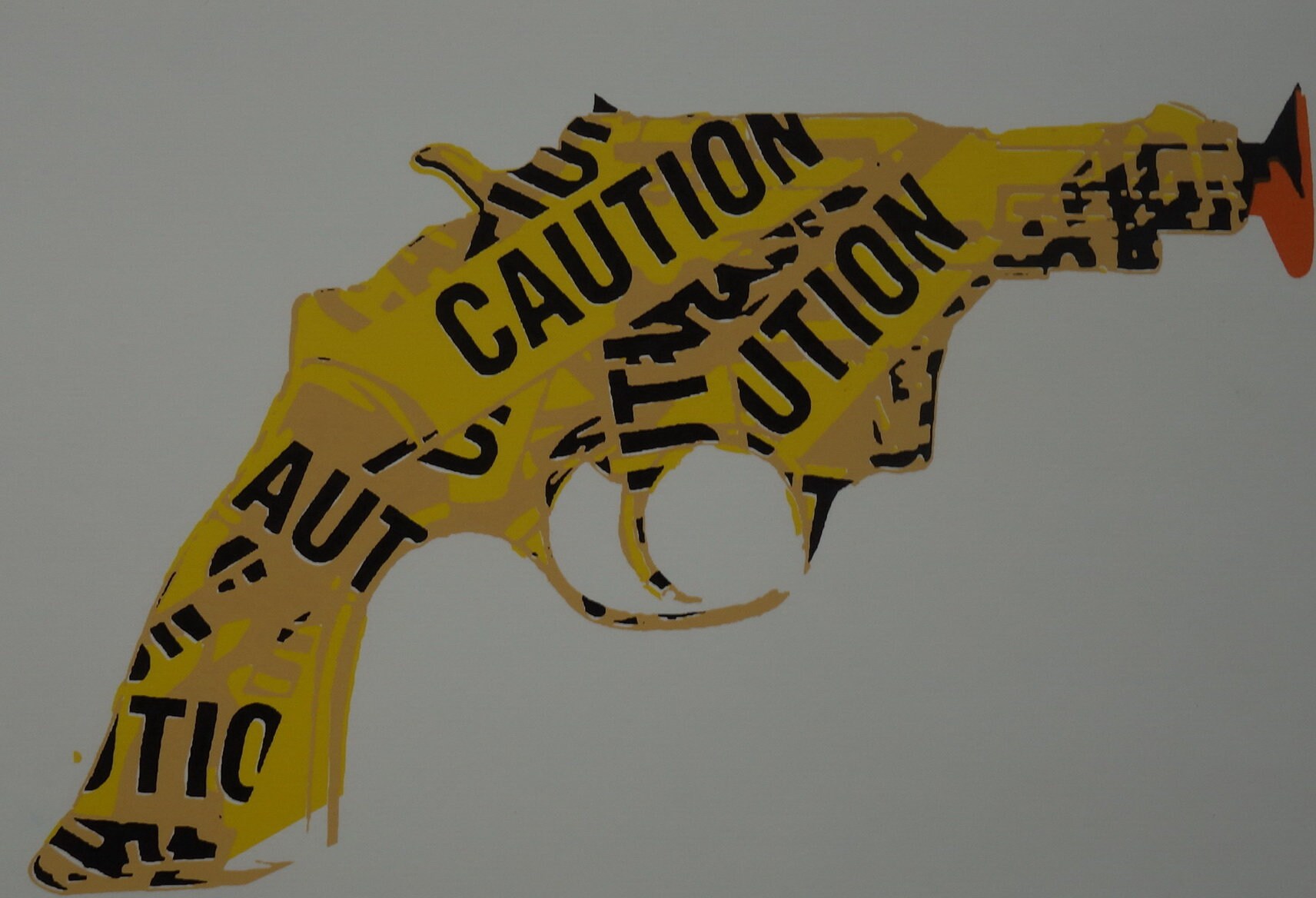 Limited Edition Pop Art Graffiti Gun Silkscreen Serigraph, Signed ...