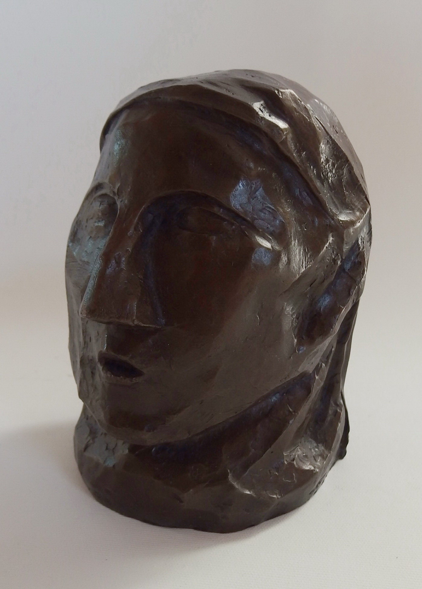 Offering Rare Cubist Bronze Sculpture – Bust of a Woman, Signed, Pablo ...