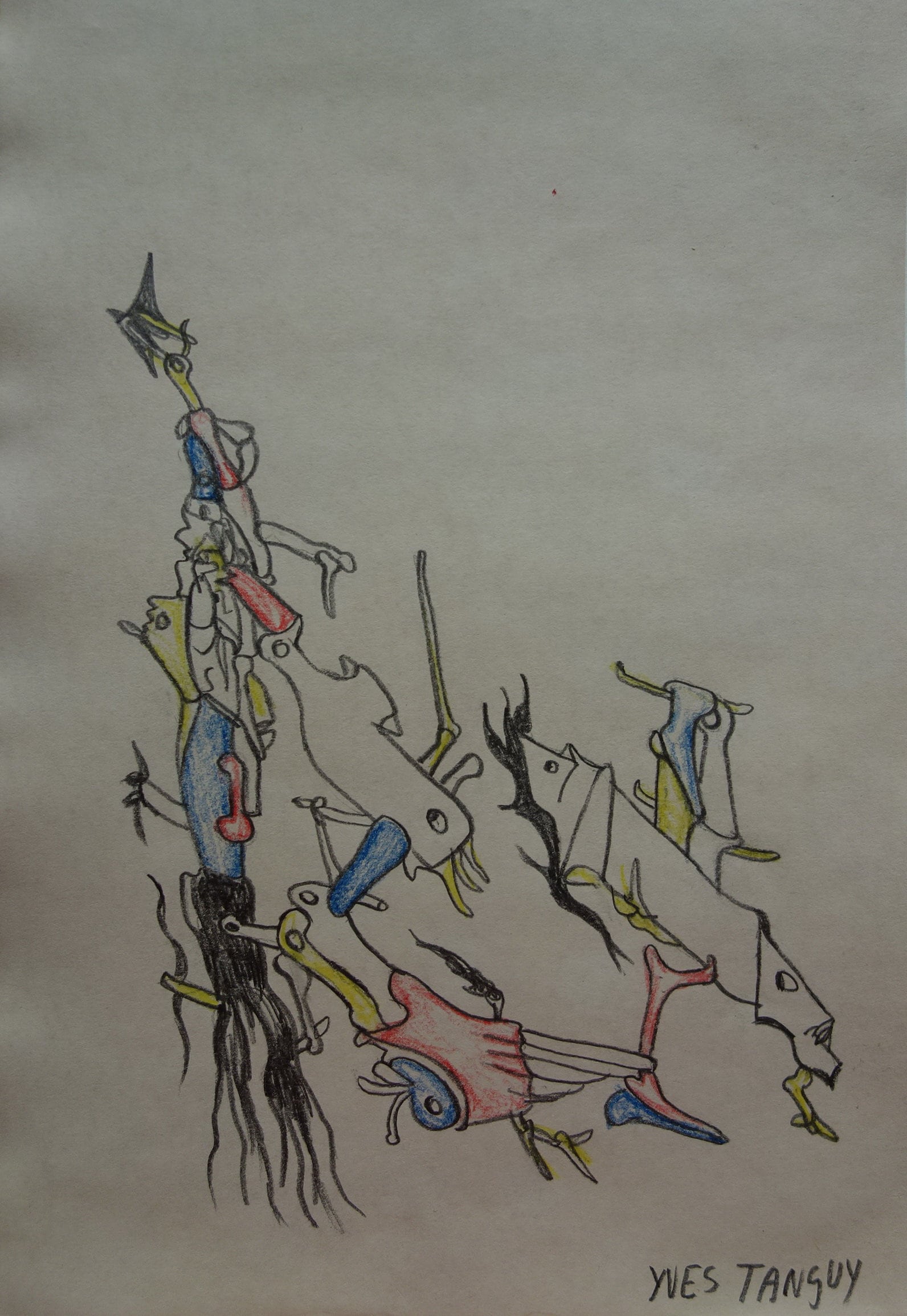 Yves Tanguy Drawing