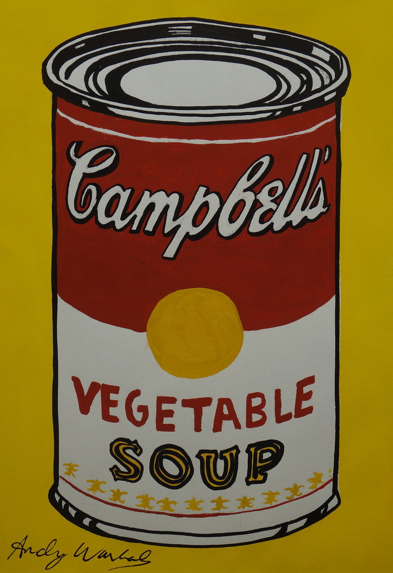 Fine Unique Pop Art Painting Campbells Soup Can Signed - Etsy