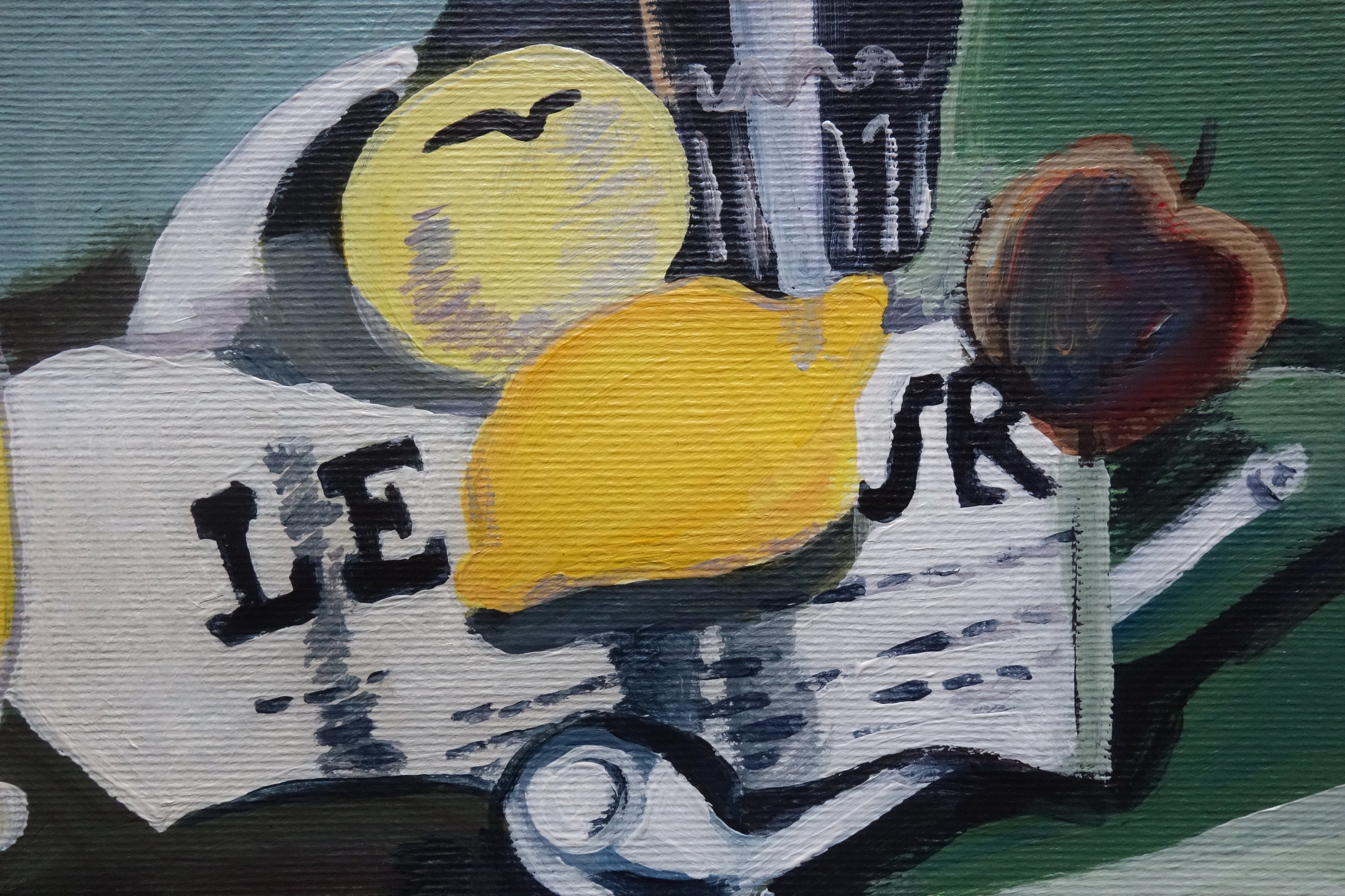 Remarkable French Cubist Still Life Painting, Picasso Braque Era ...