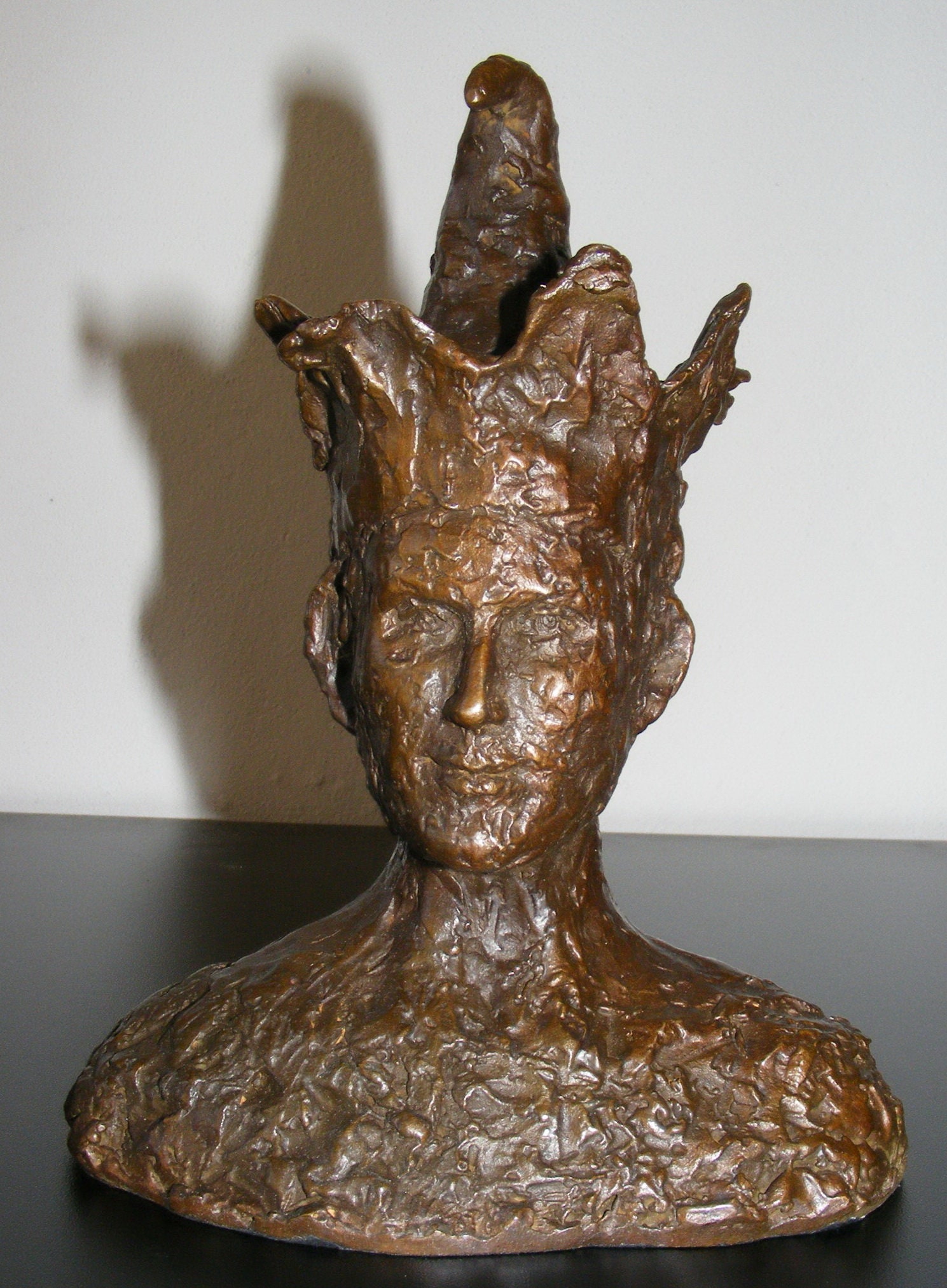 Offering Rare Cubist Bronze Sculpture Joker Signed Pablo - Etsy