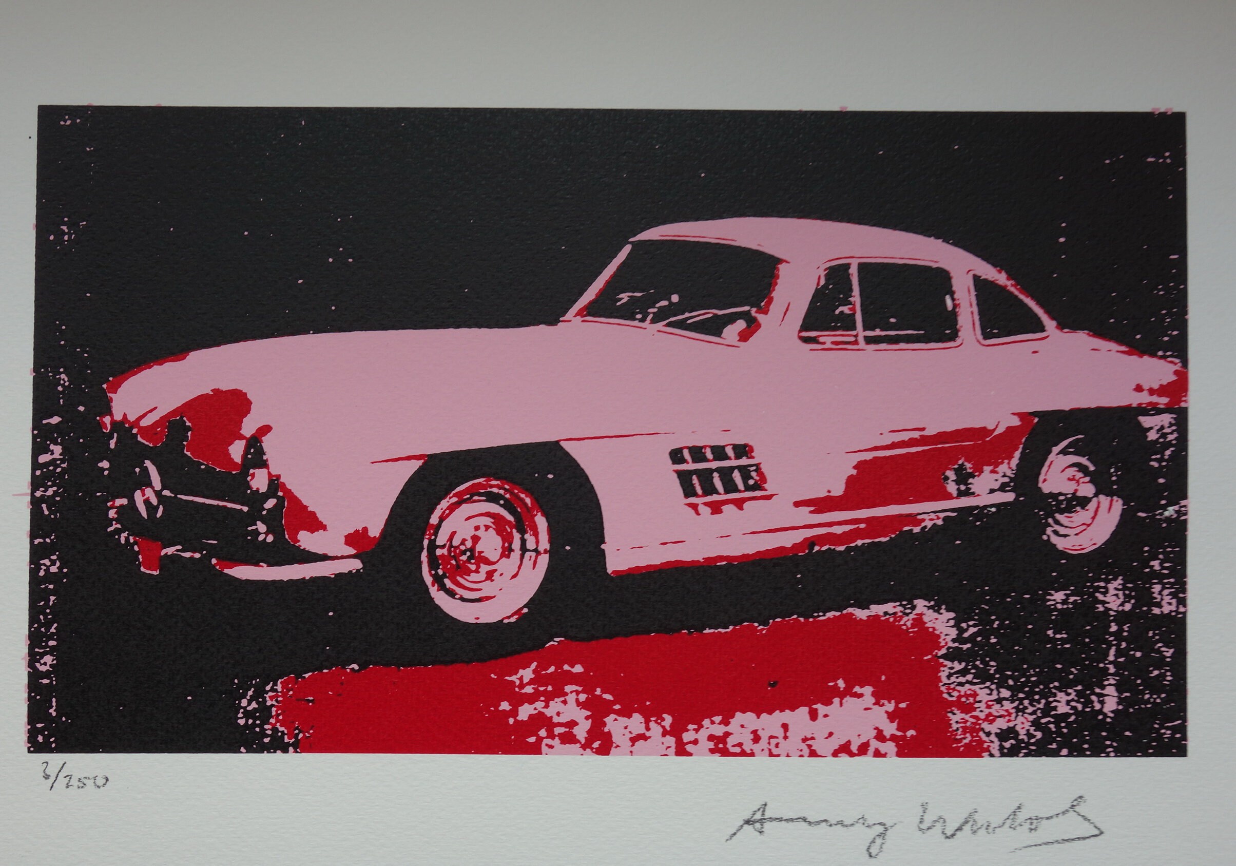 Fine POP ART Car Limited edition silkscreen serigraph Warhol | Etsy