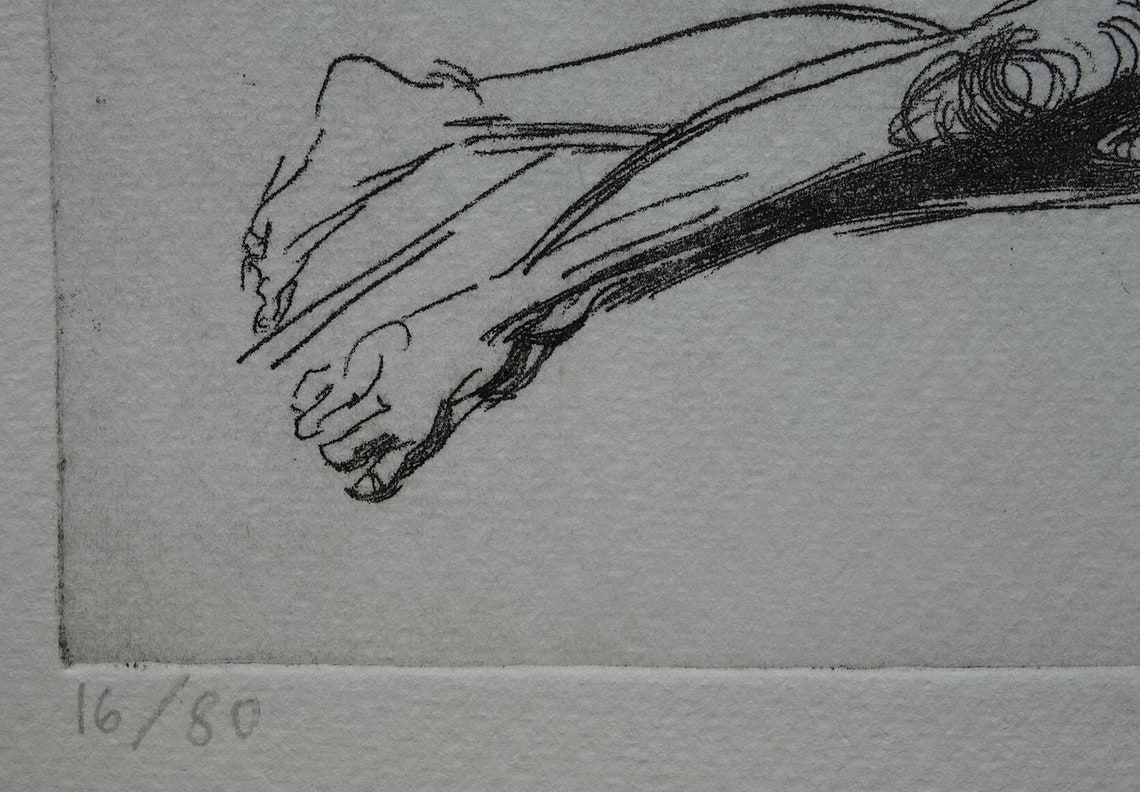 Fine Surreal Limited Edition Etching Figure With Drawers - Etsy