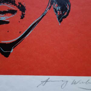 Fine POP ART Limited Edition Silkscreen Serigraph Portrait - Etsy