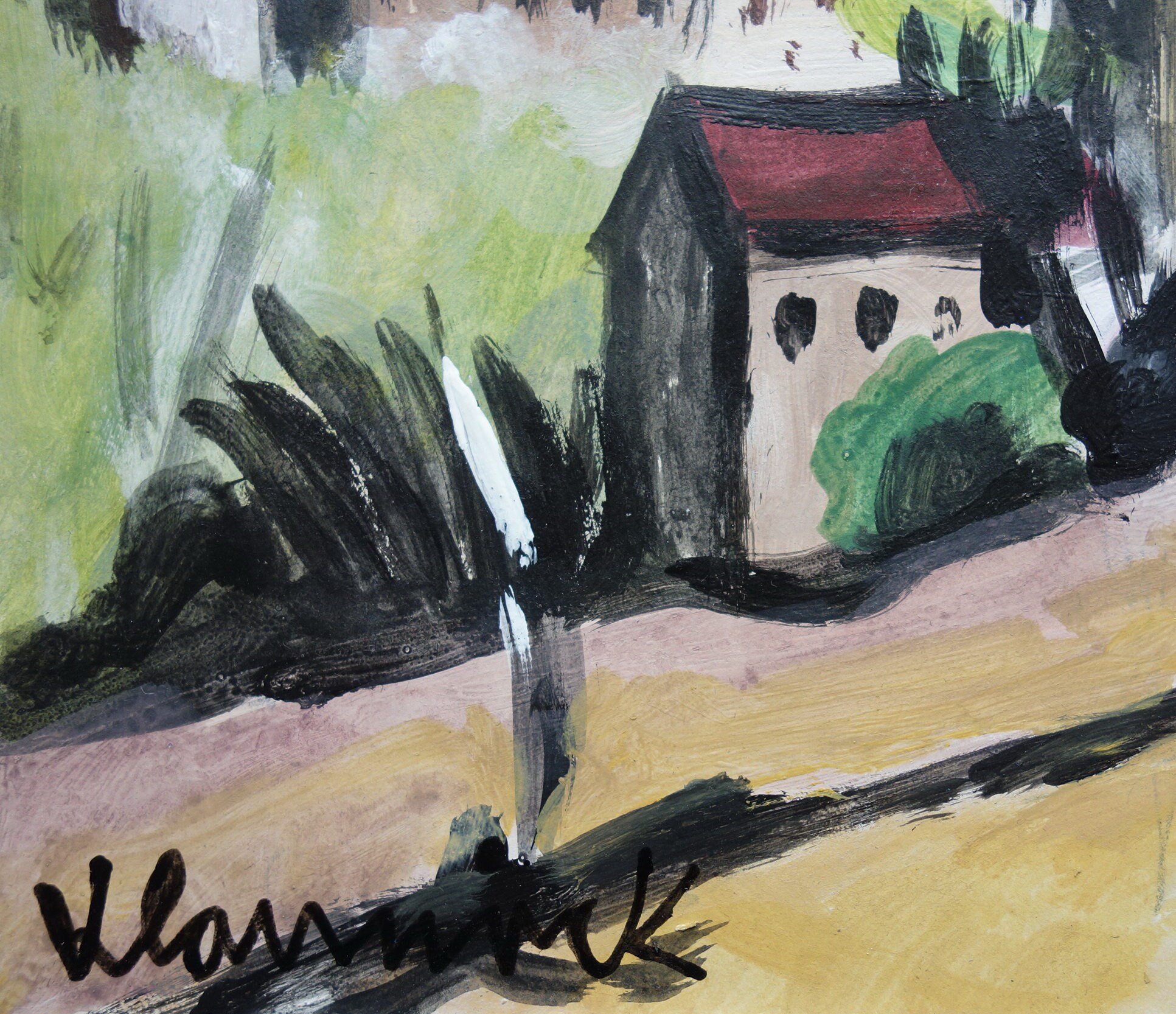 Fine French Expressionist, Original Oil Painting - Landscape ...