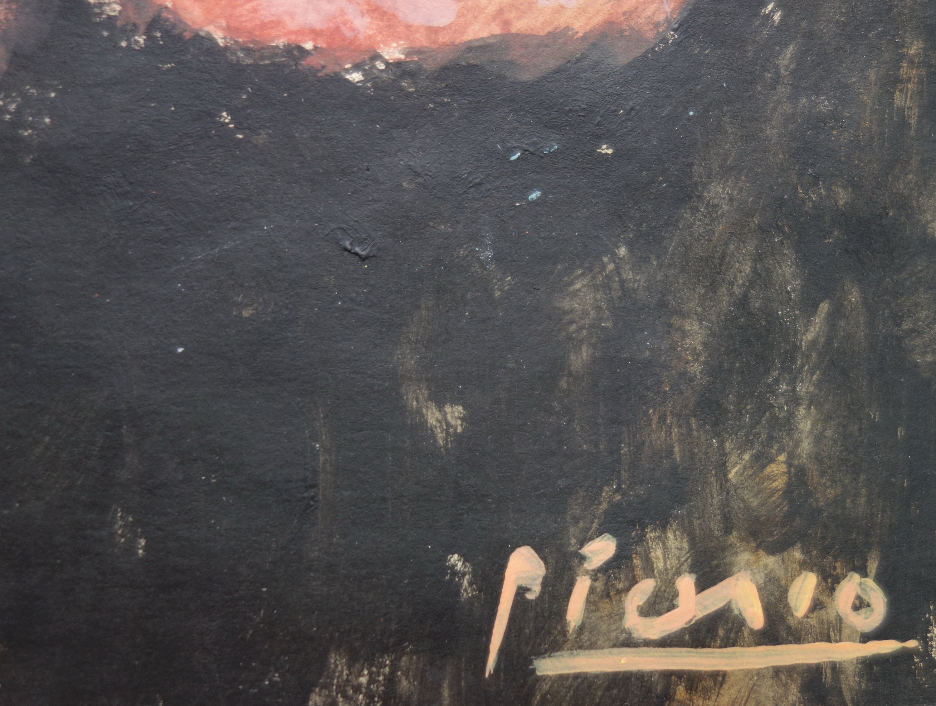 Bellas artes, Rara pintura cubista mujer, período neoclásico, firmado ...
