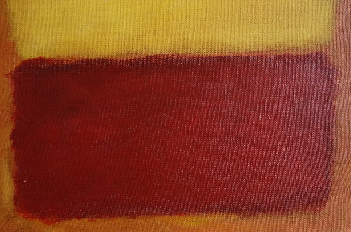 Fine American Abstract Expressionist painting Marked & | Etsy