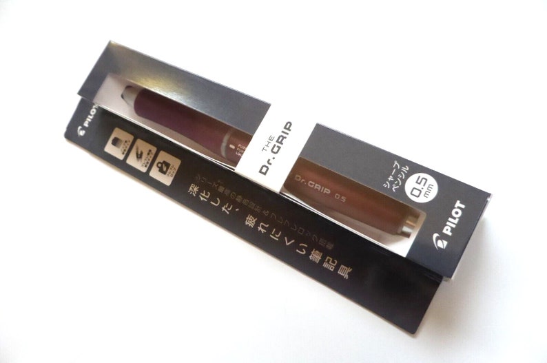 PILOT Mechanical Pencil THE Dr.grip 0.5mm Body Color Bordeaux - Etsy