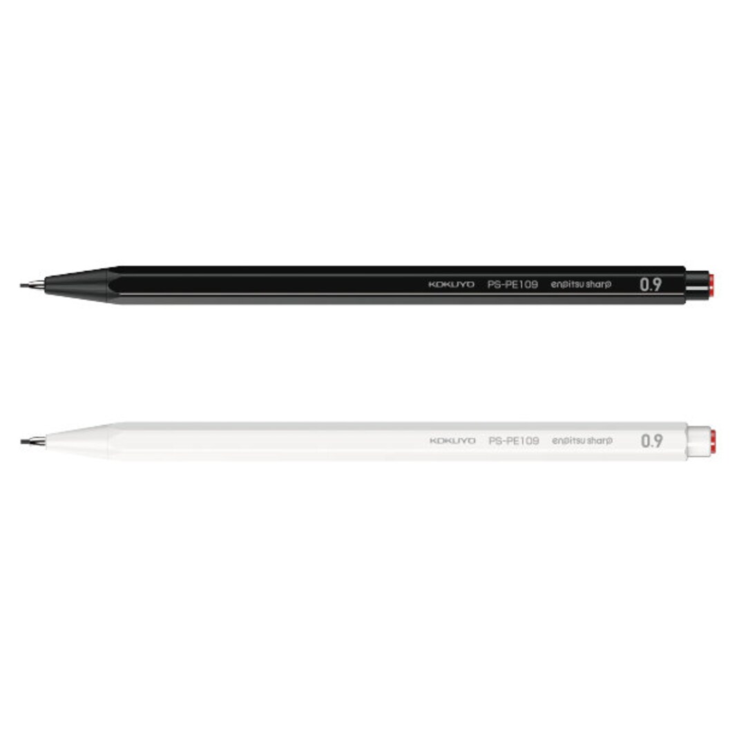 Kokuyo Mechanical Pencil "enpitsu Sharp" 0.9mm Body Color Black/white ...