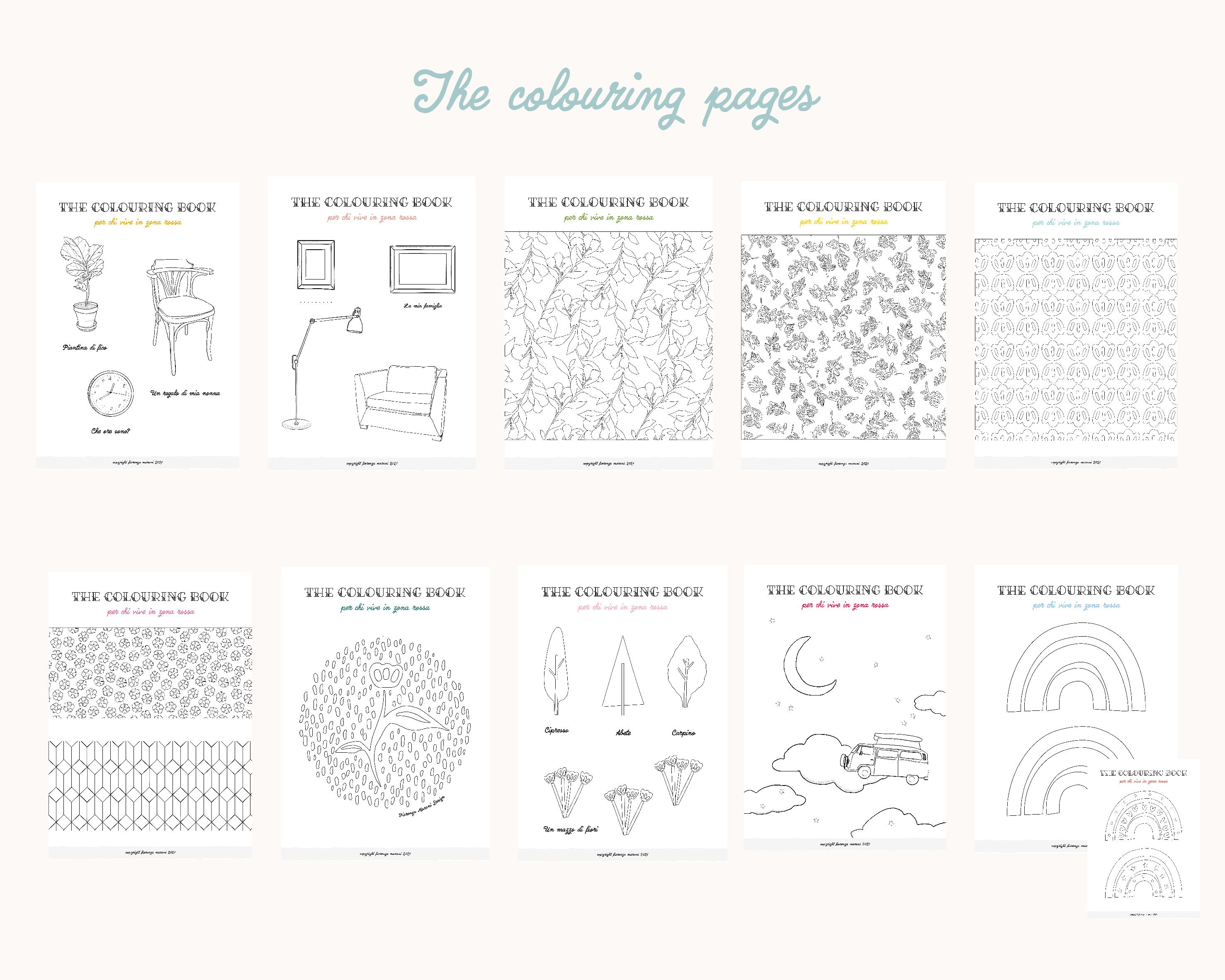 The Digital Colouring Book - Colouring Pages - Etsy