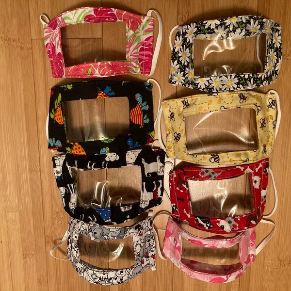 Clear Face Mask Kids - Etsy