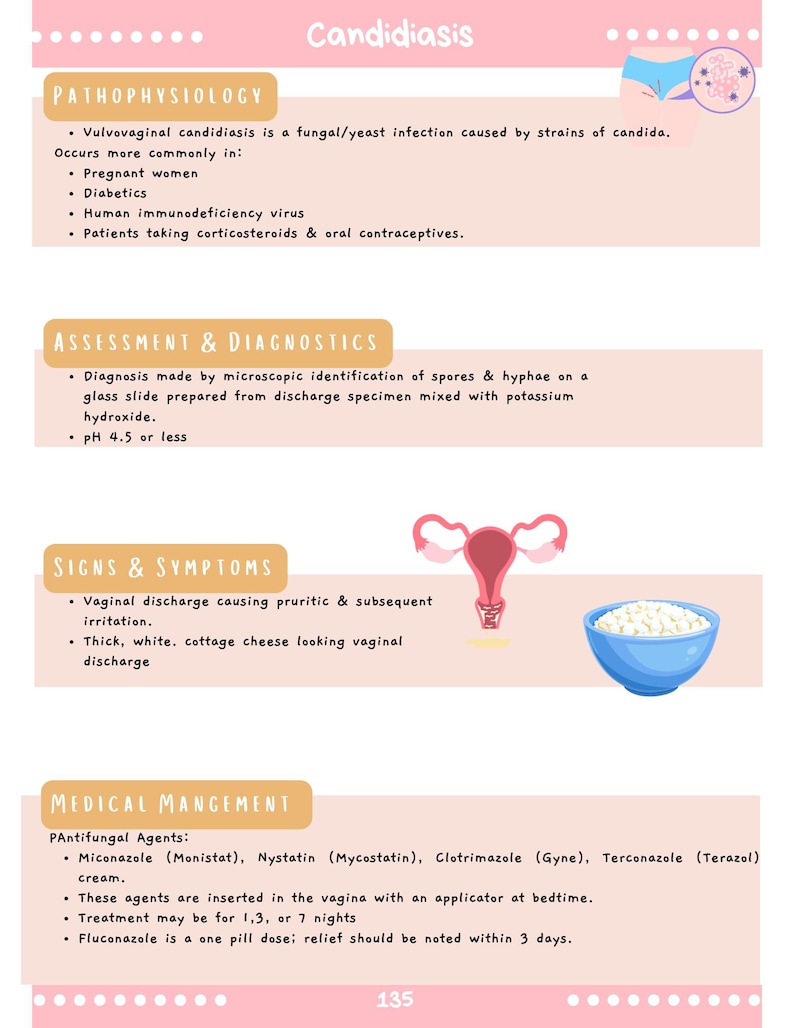 NURSAHOLIC: Women's Health Nursing Notes - Etsy