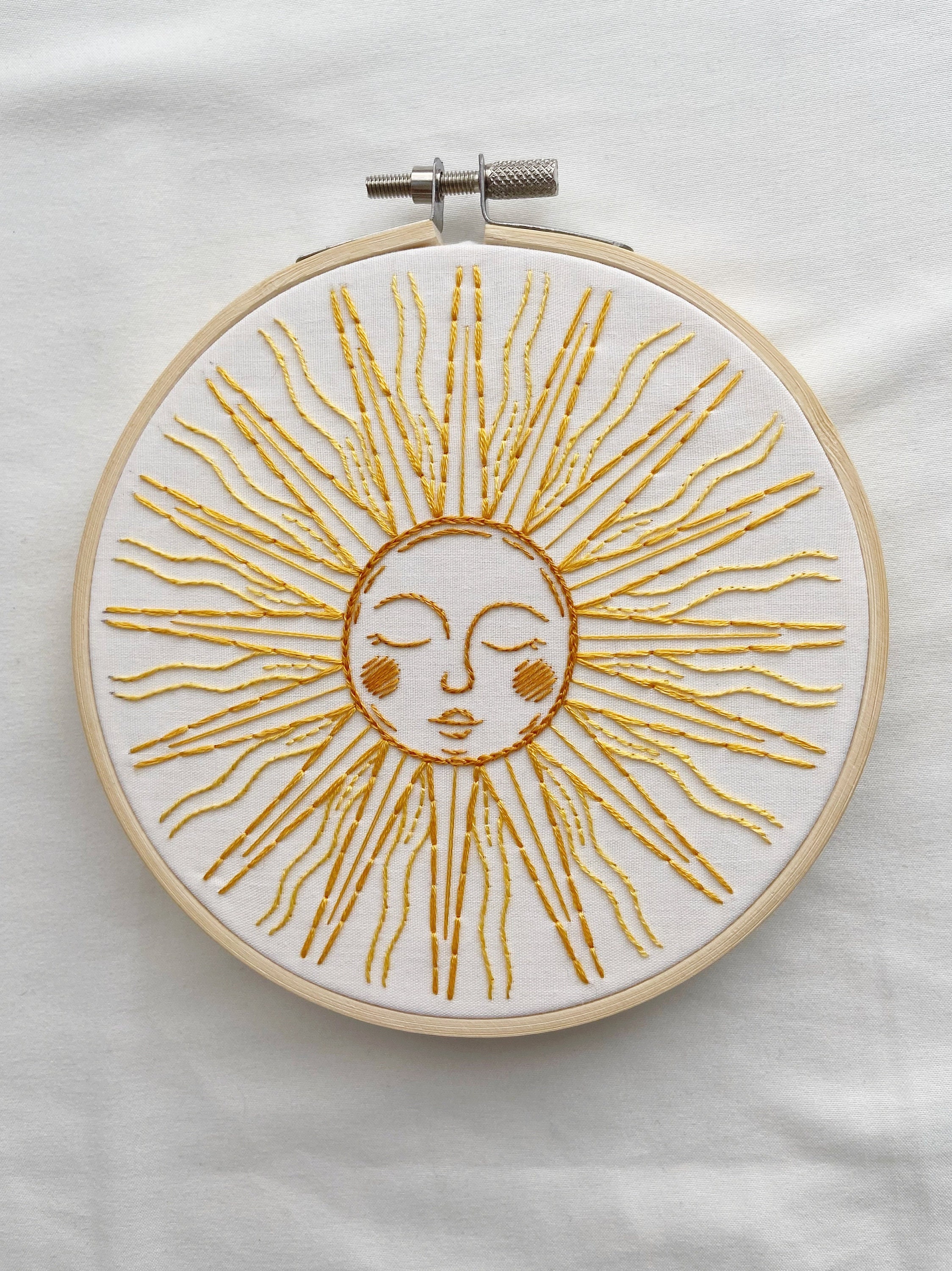 Glowing Sun PDF Embroidery Pattern - Etsy