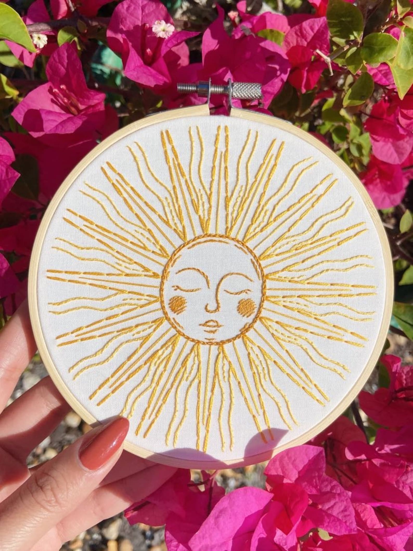 Glowing Sun PDF Embroidery Pattern - Etsy