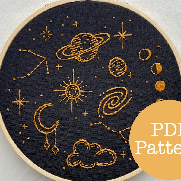 Space Embroidery - Etsy