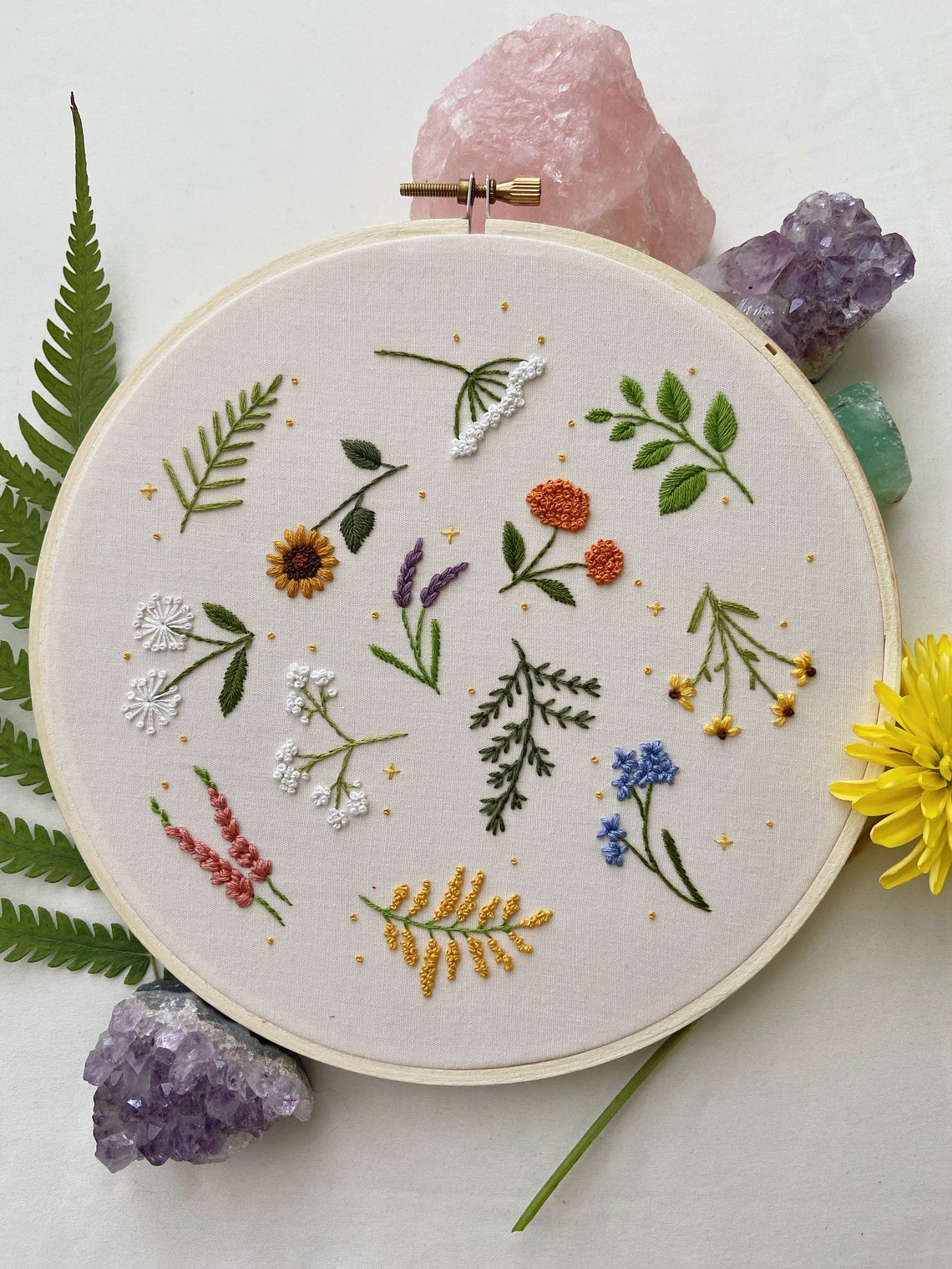 Flower Garden PDF Embroidery Pattern - Etsy