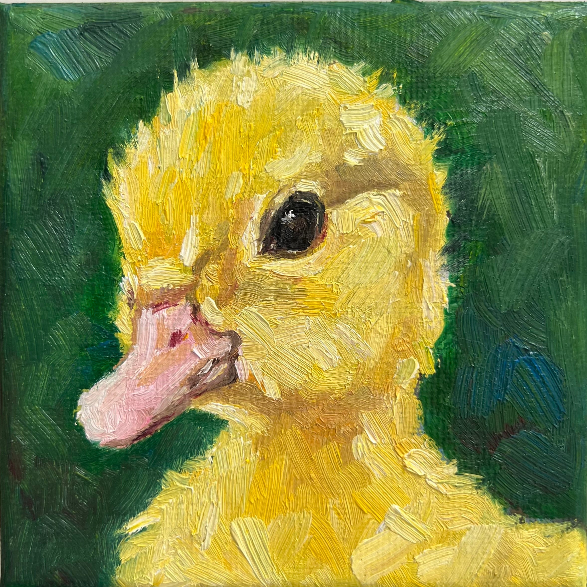 Yellow Duck Painting