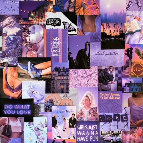Pink Aesthetic Pretty Large A4 Size Wall Collage Kit Room Etsy Canada