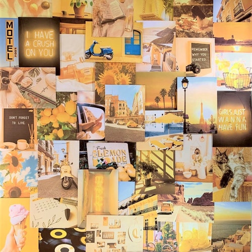 Pink Aesthetic Pretty Large A4 Size Wall Collage Kit Room Etsy