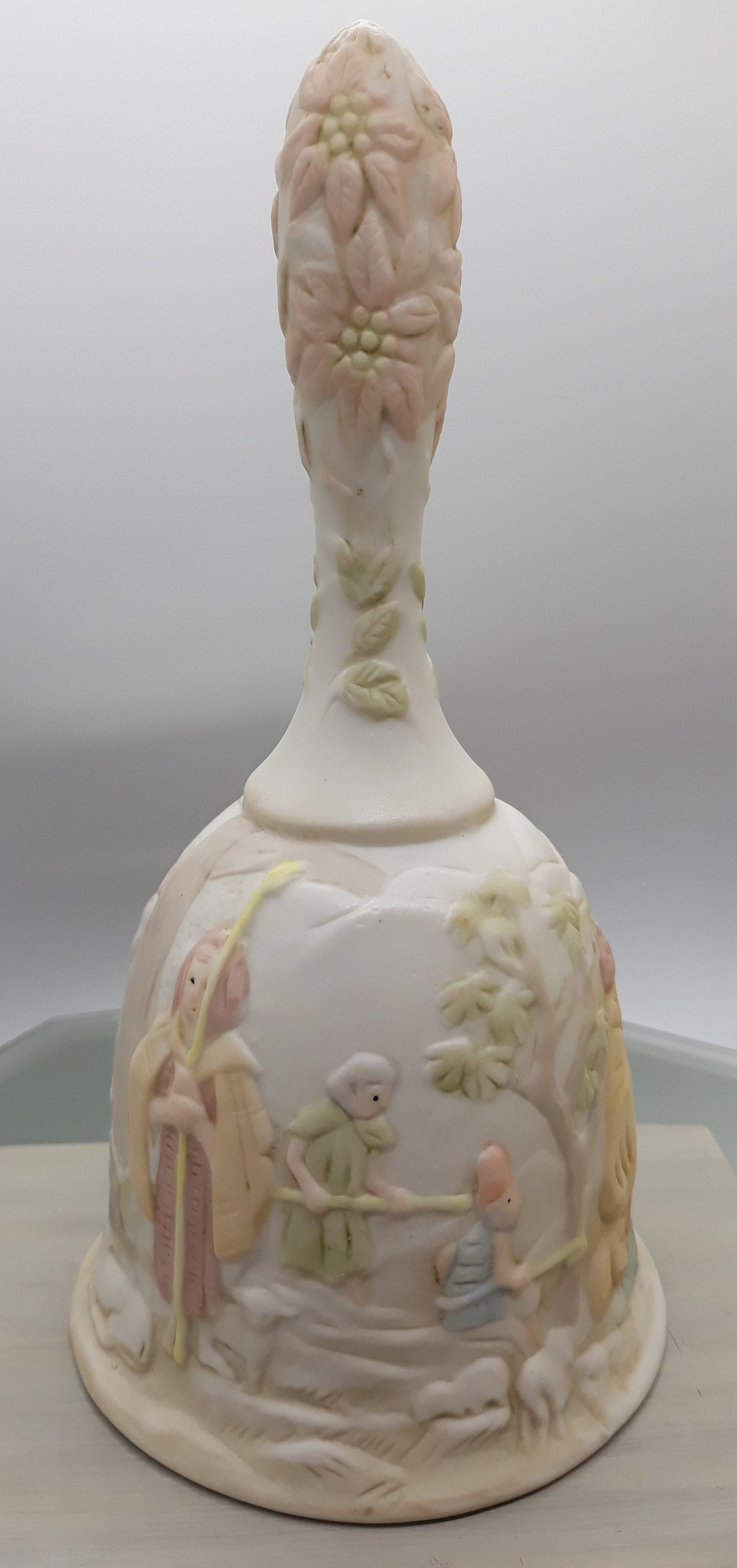 Lefton Holy Family Nativity Bell Christopher Collection Porcelain ...