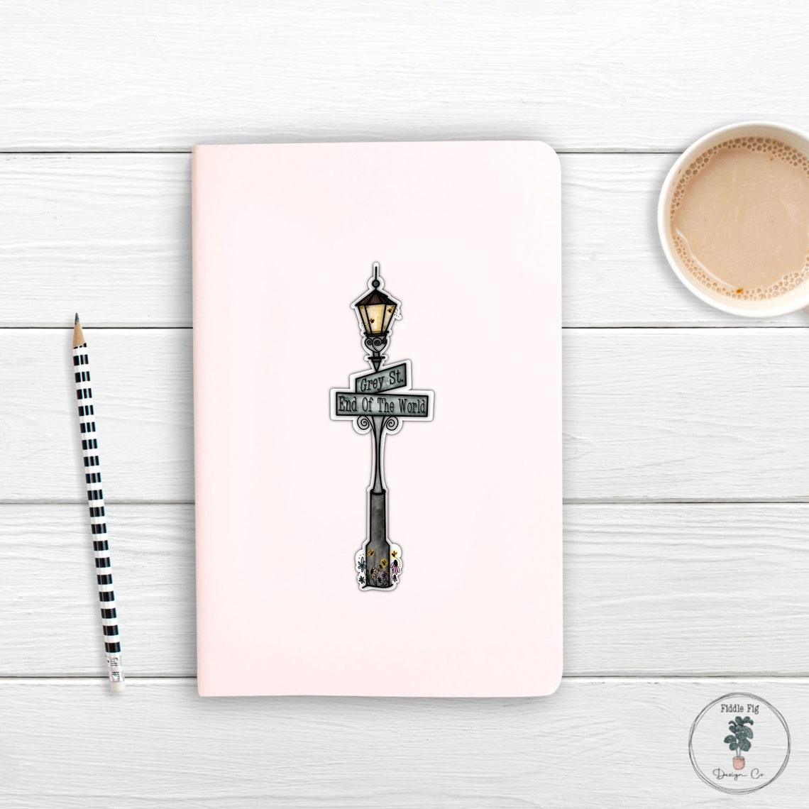 DMB Grey Street Lamp Sticker - Etsy