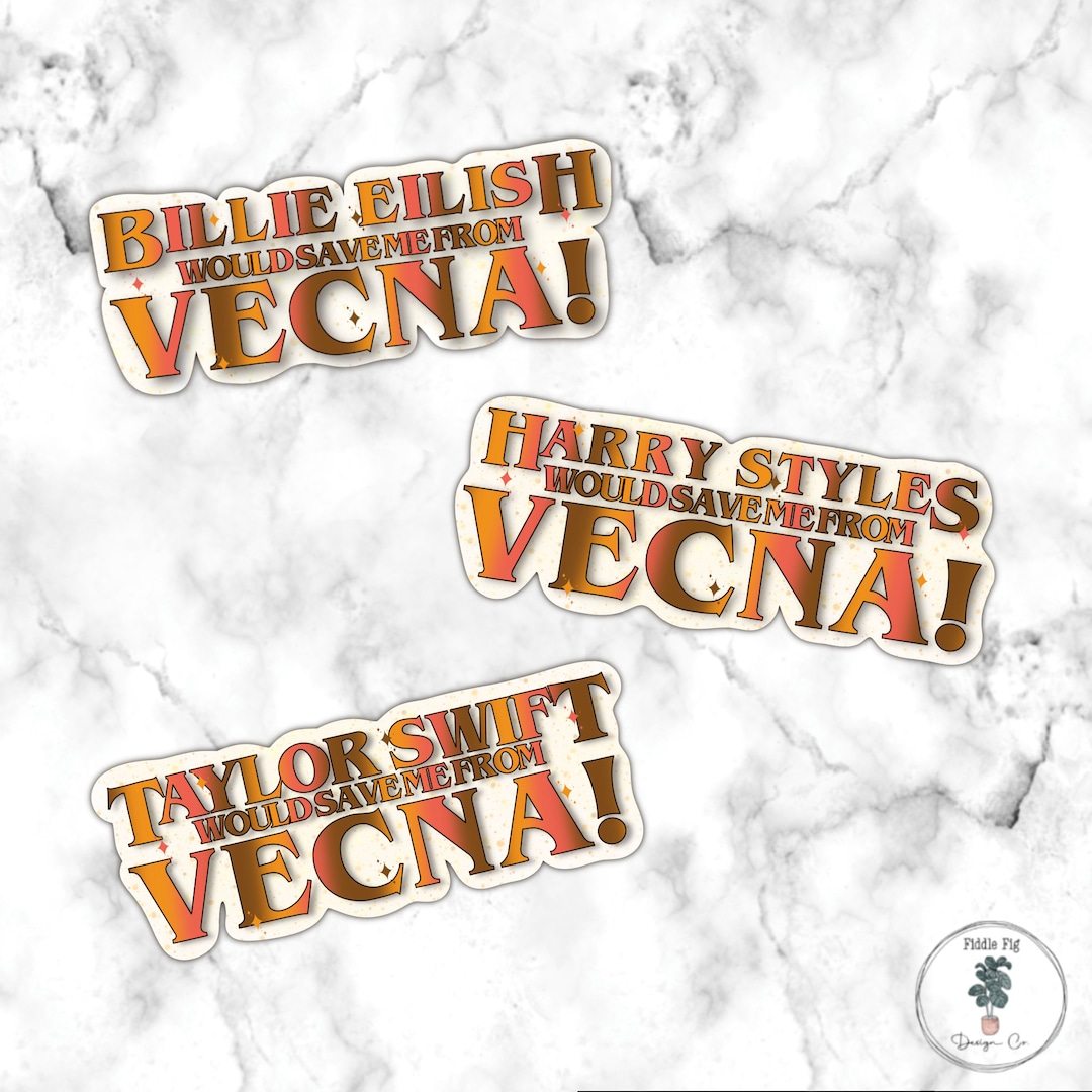 Favorite Song Vecna Sticker | Stranger Things Sticker | Stranger Things ...