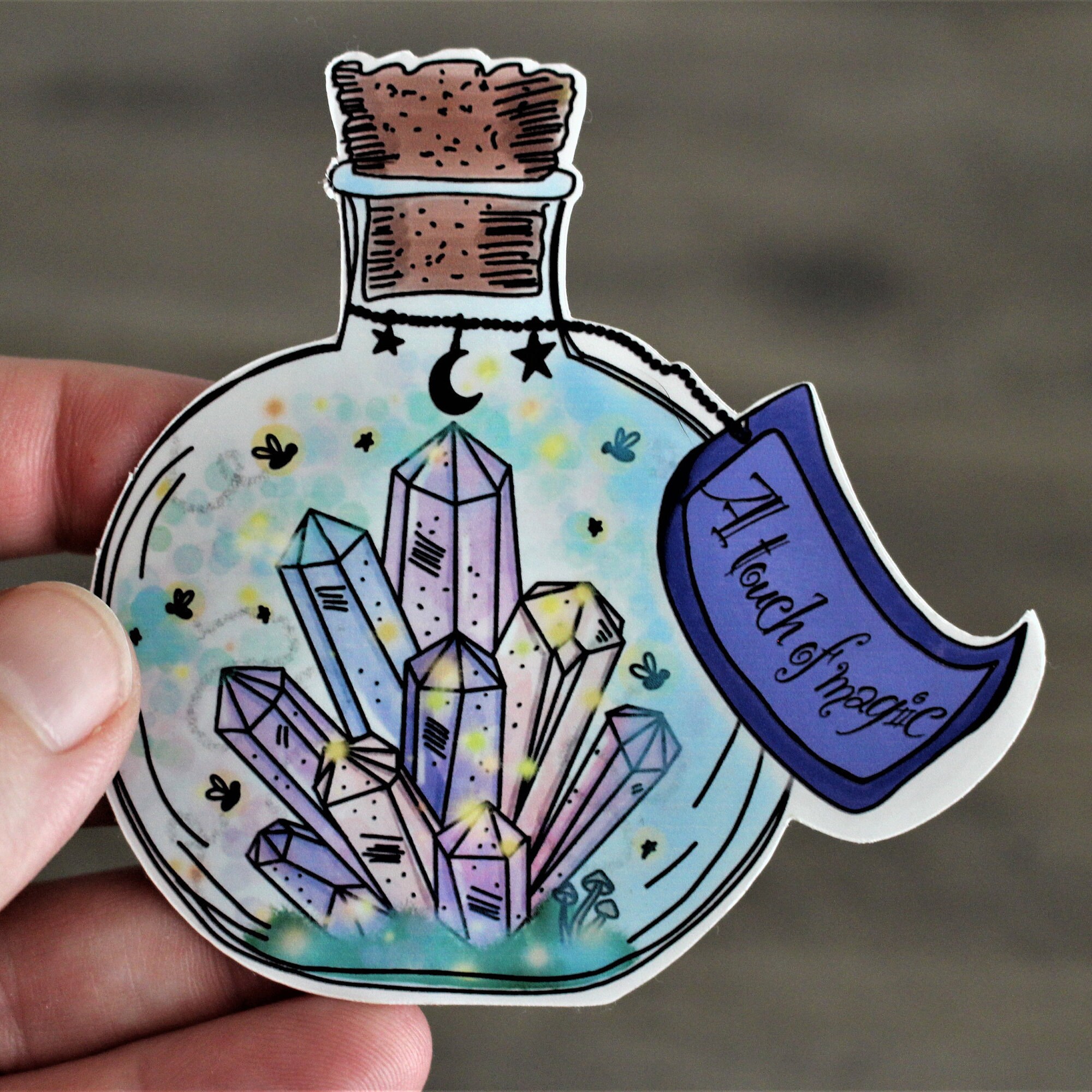 A Touch of Magic Sticker Magic Witch Potion Vinyl | Etsy
