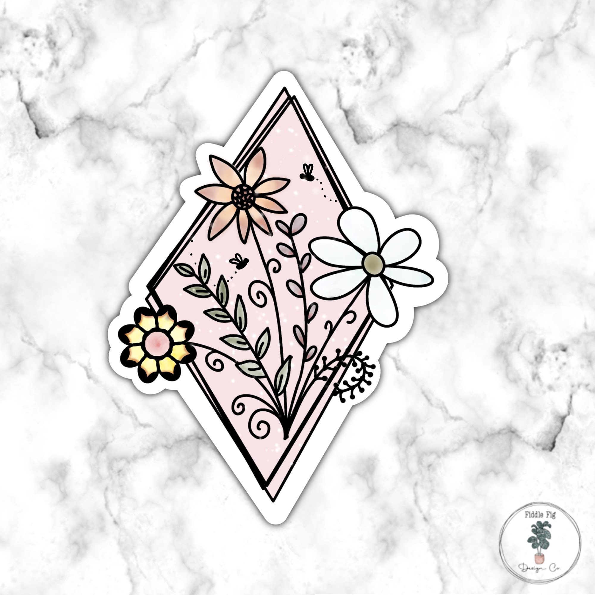 Tumblr Flower Stickers