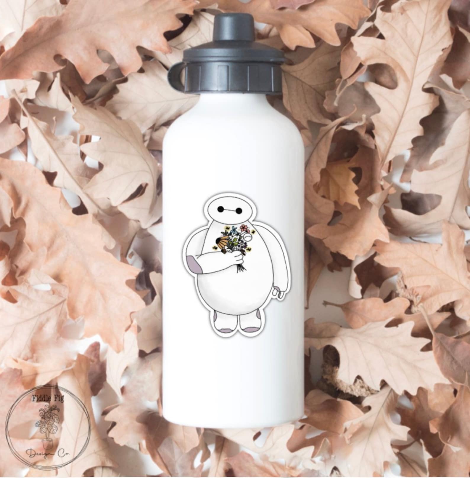 Floral Baymax Sticker Disney Sticker Big Hero 6 - Etsy