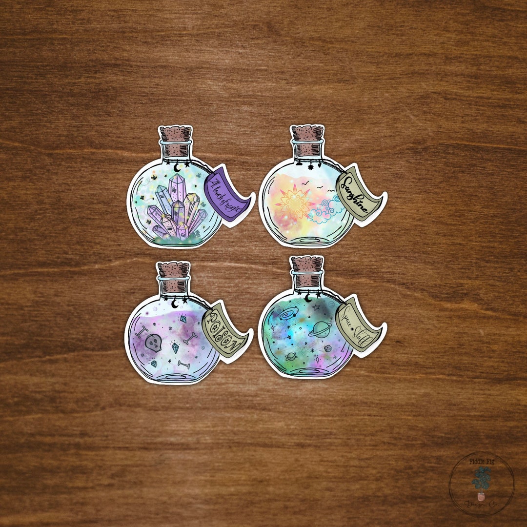 Potion Bottle Mini Sticker Pack - Etsy