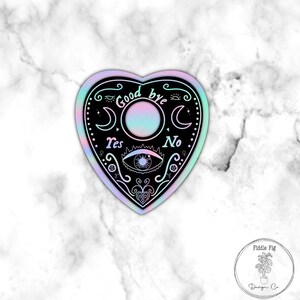 Holographic Planchette Sticker |ouija Board Sticker| Magic Sticker ...