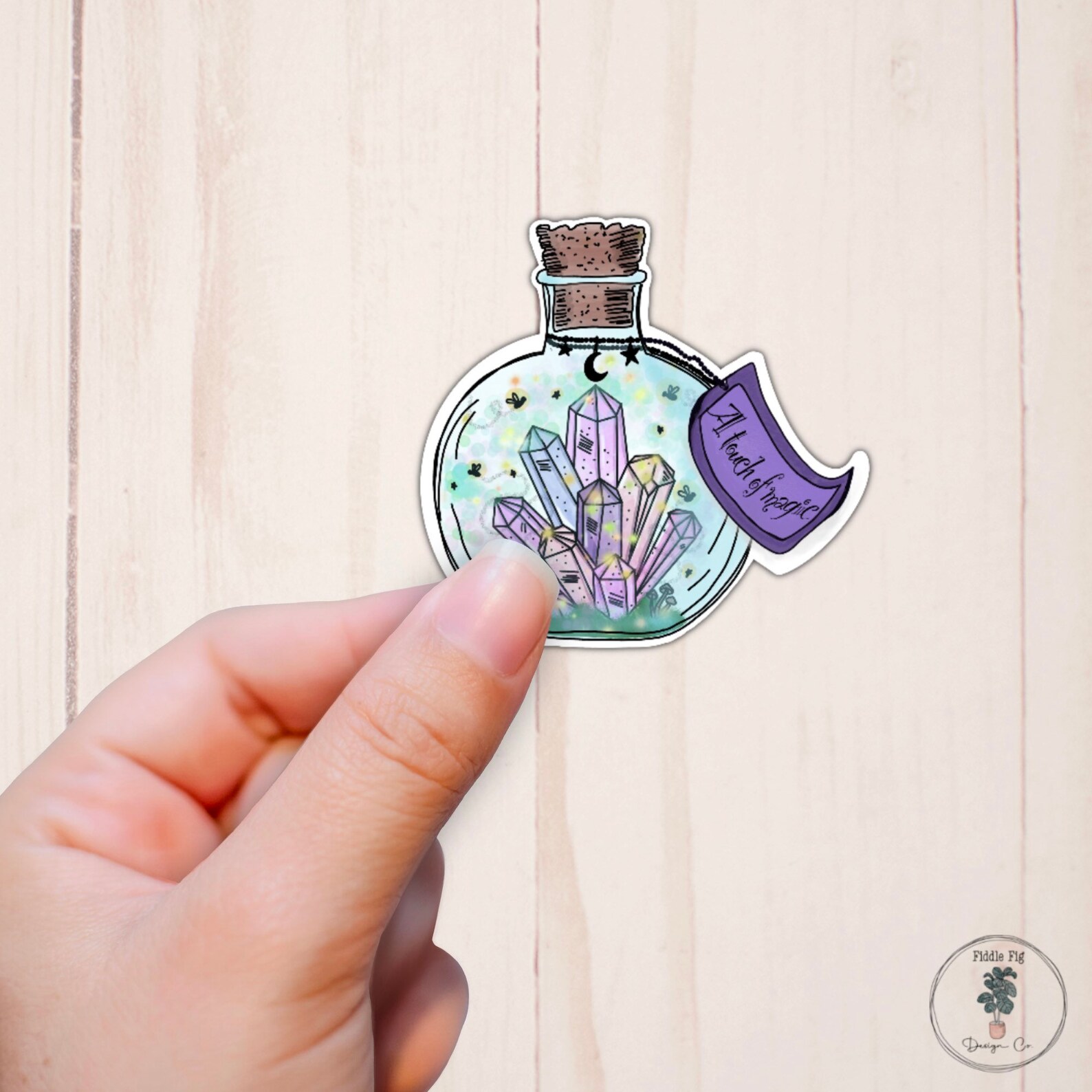 A Touch of Magic Sticker Magic Witch Potion Vinyl | Etsy