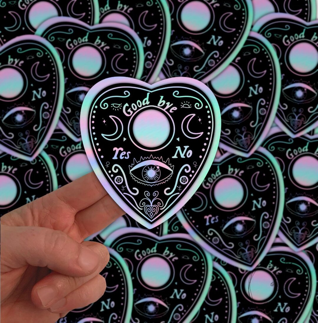 Holographic Planchette Sticker |ouija Board Sticker| Magic Sticker ...