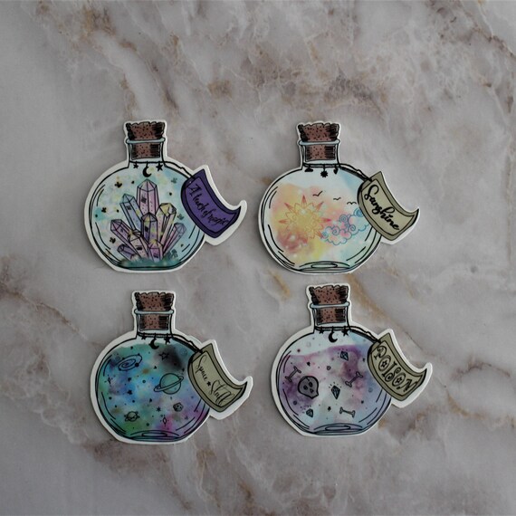 Potion Bottle Mini Sticker Pack | Etsy