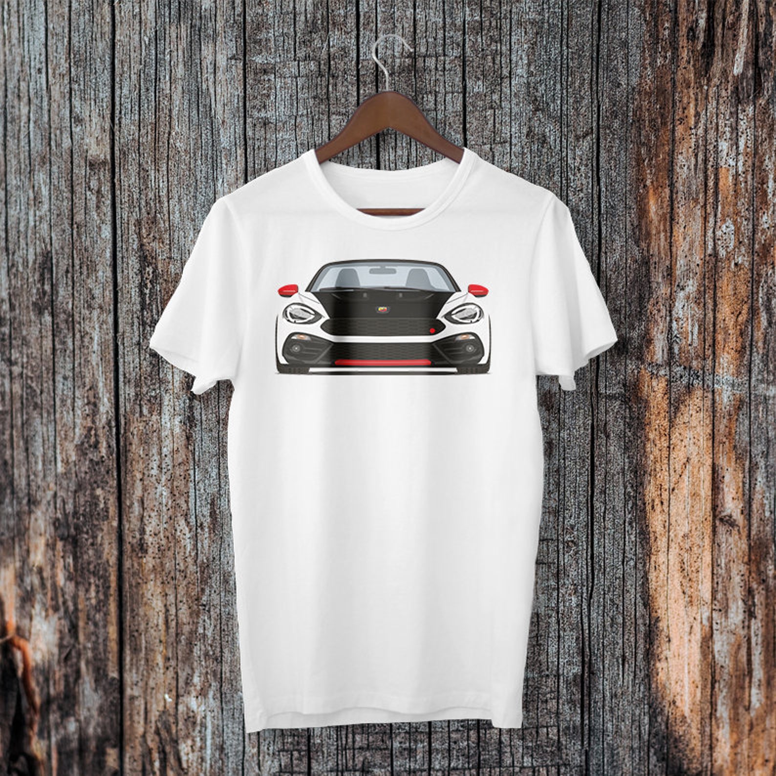Illustration Abarth 124 to Print - Etsy