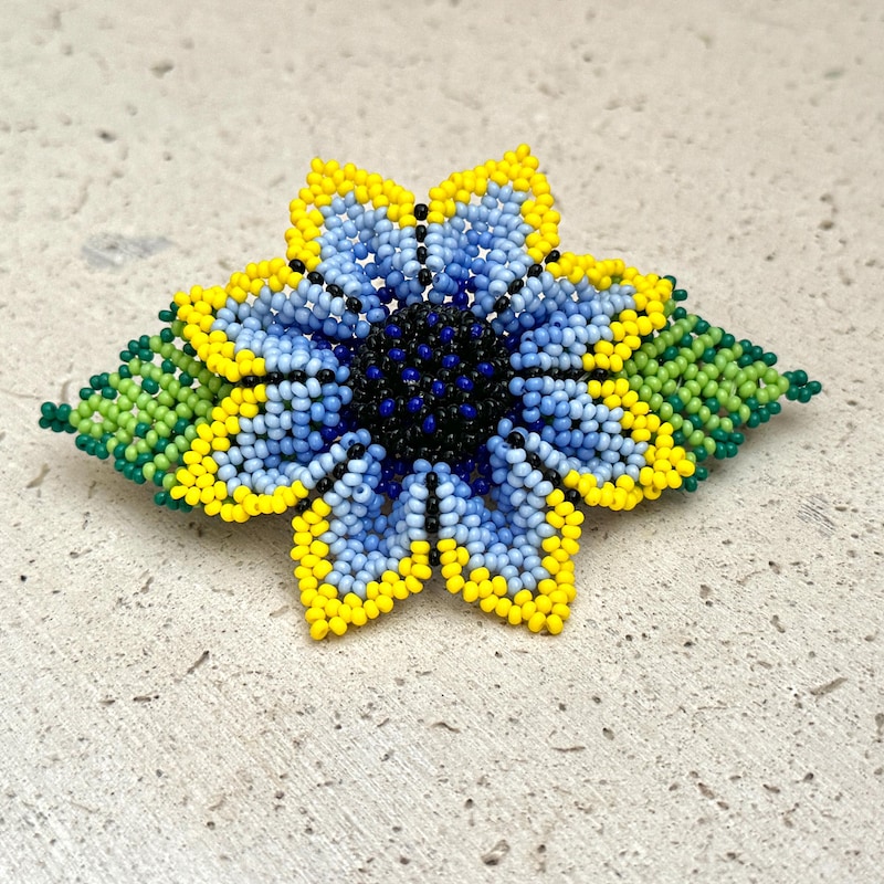 Seed Bead Barrette - Etsy