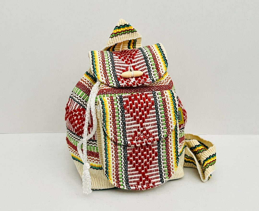 Mini Purse Artisan Backpack Mexican Mochila Ethnic Bag Very Durable ...