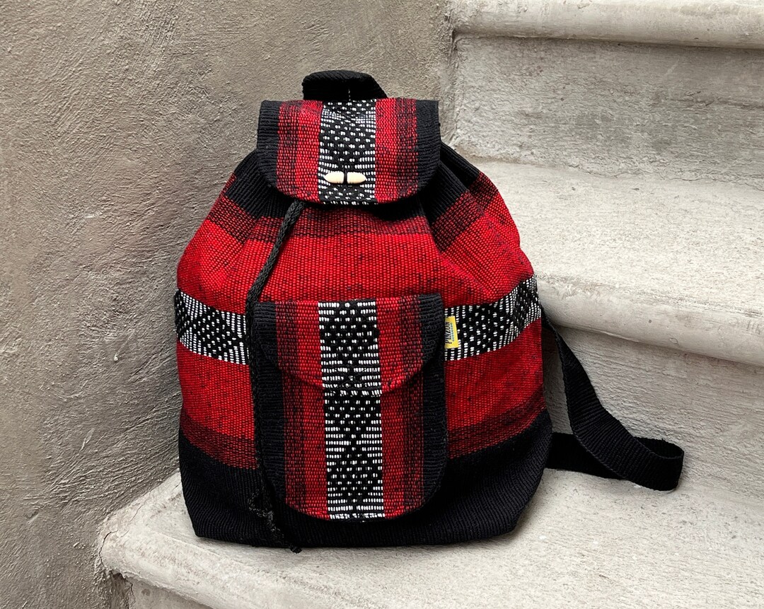 Backpack Ethnic Bag Morral Adult Size Backpack Hippie Handwoven Artisan ...