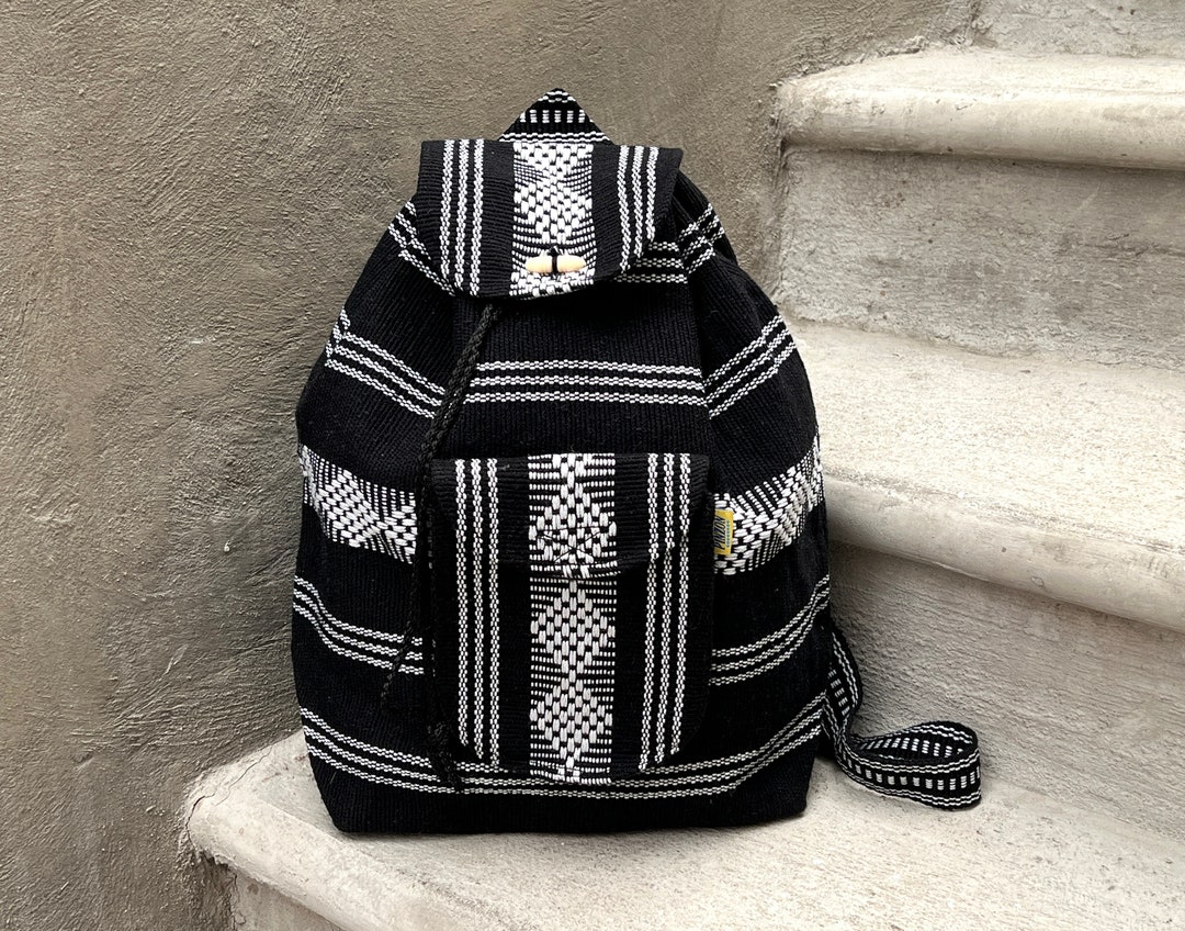 Backpack Ethnic Bag Morral Adult Size Backpack Hippie Handwoven Artisan ...