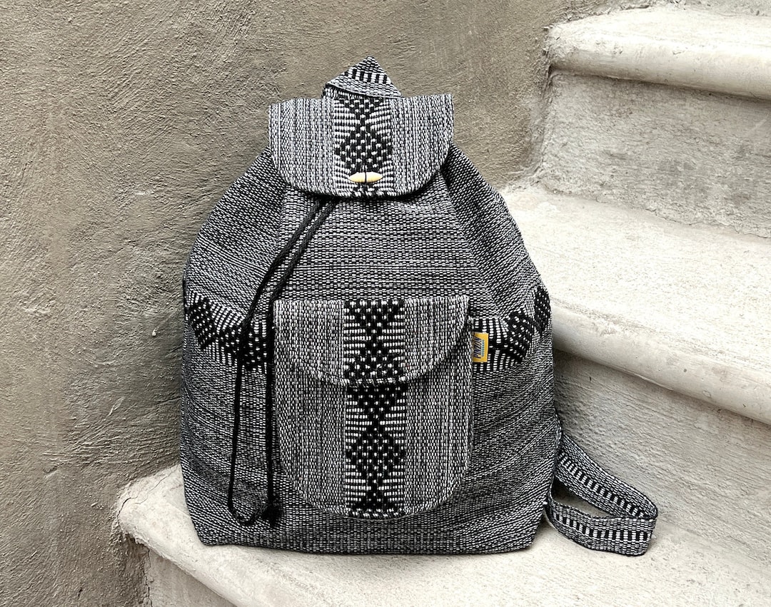 Backpack Ethnic Bag Morral Adult Size Backpack Hippie Handwoven Artisan ...