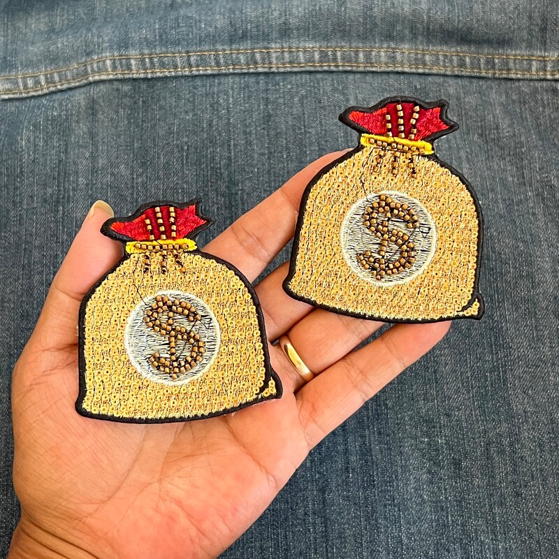 Money Bag Patch - Etsy