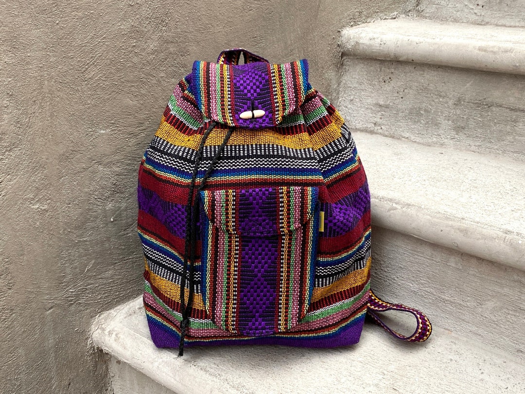 Backpack Ethnic Bag Morral Adult Size Backpack Hippie - Etsy