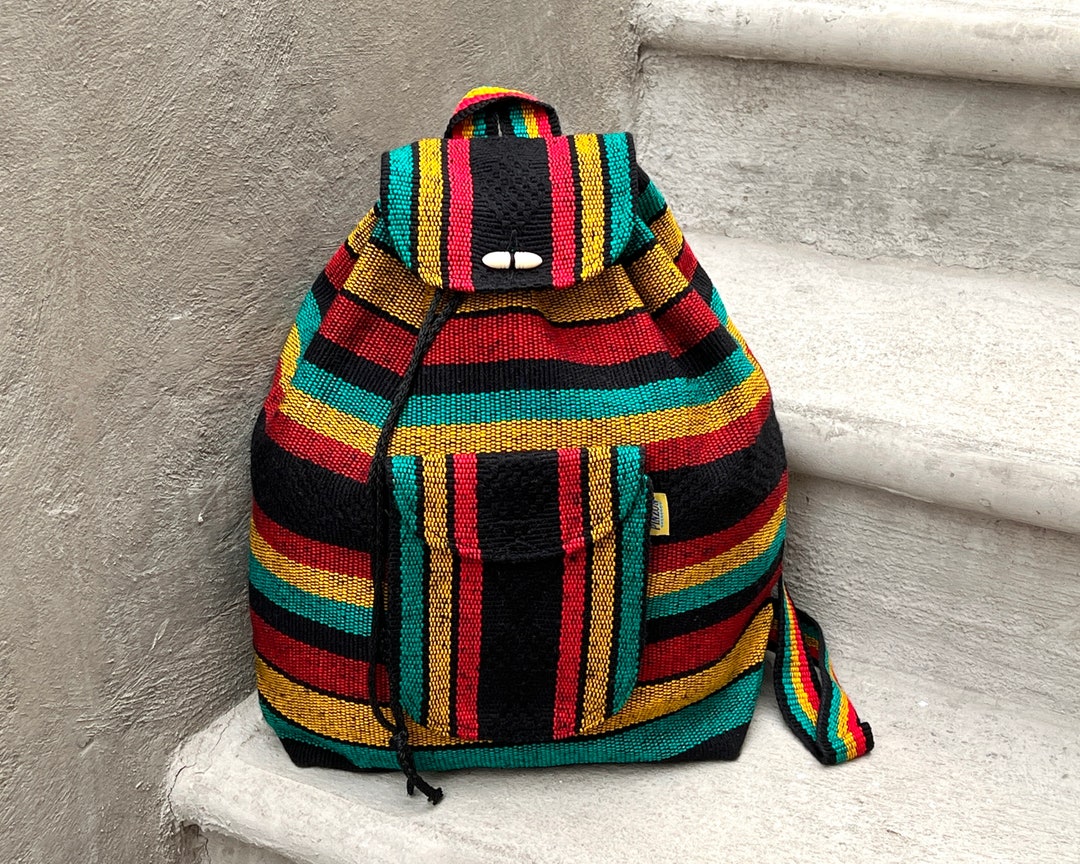 Backpack Ethnic Bag Morral Adult Size Backpack Hippie Handwoven Artisan ...