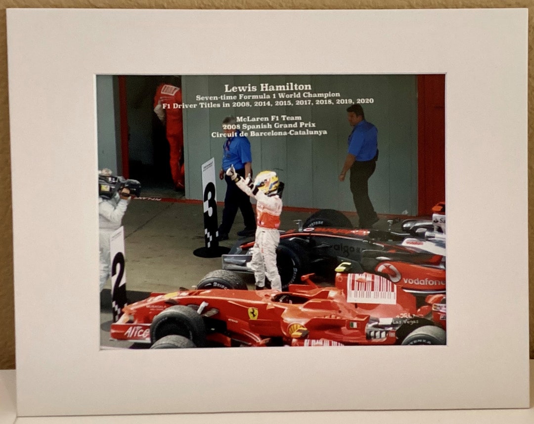 Lewis Hamilton Seven-time Formula 1 World Champion for Mclaren F1 Team ...